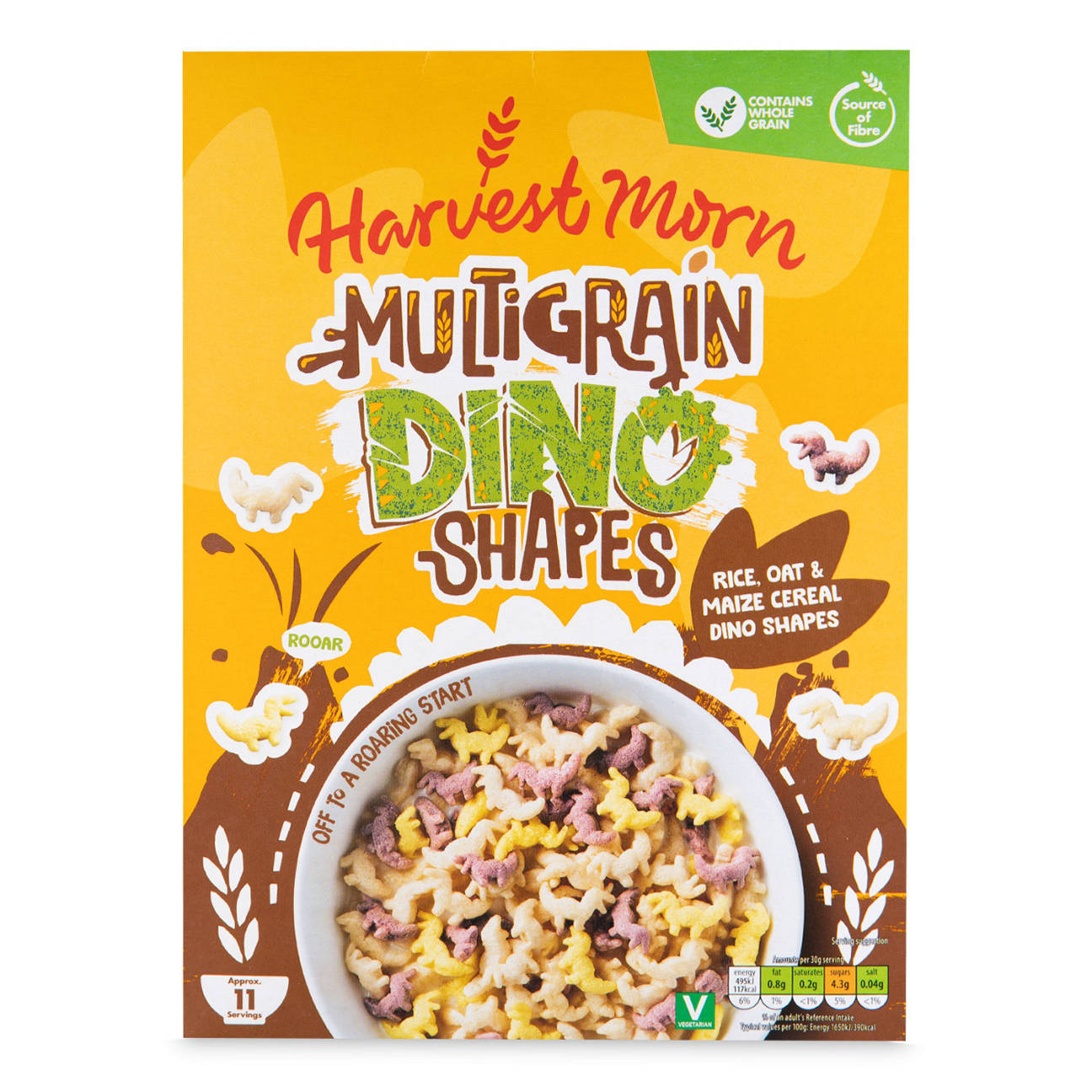 Multigrain Dino Shapes Cereal | ALDI UK